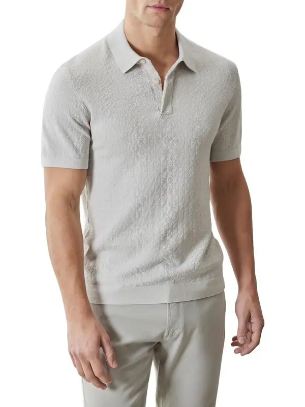 Robert Barakett Halric Polo Sweater - Swan