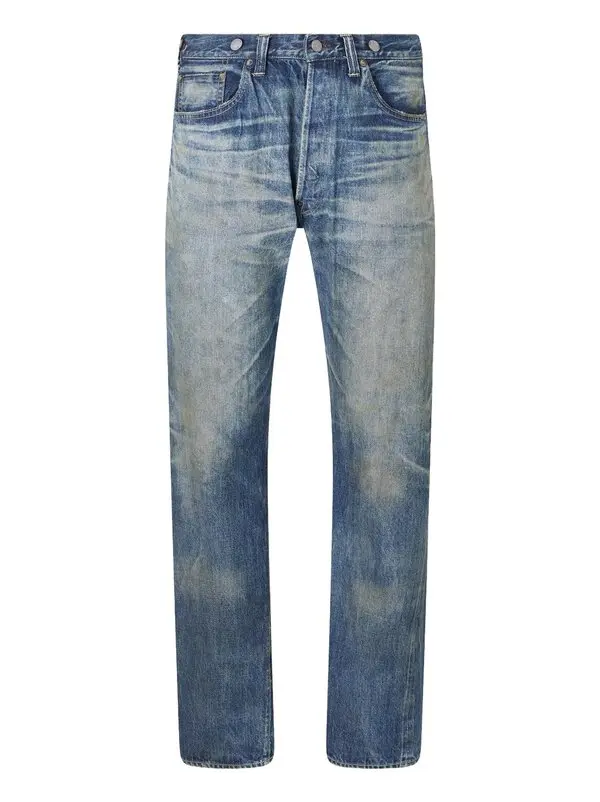 SAINT MXXXXXX Berberjin Straight-leg Jeans - Blue