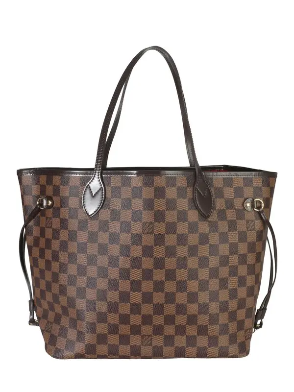 LOUIS VUITTON Damier Ebene Neverfull Mm - Brown