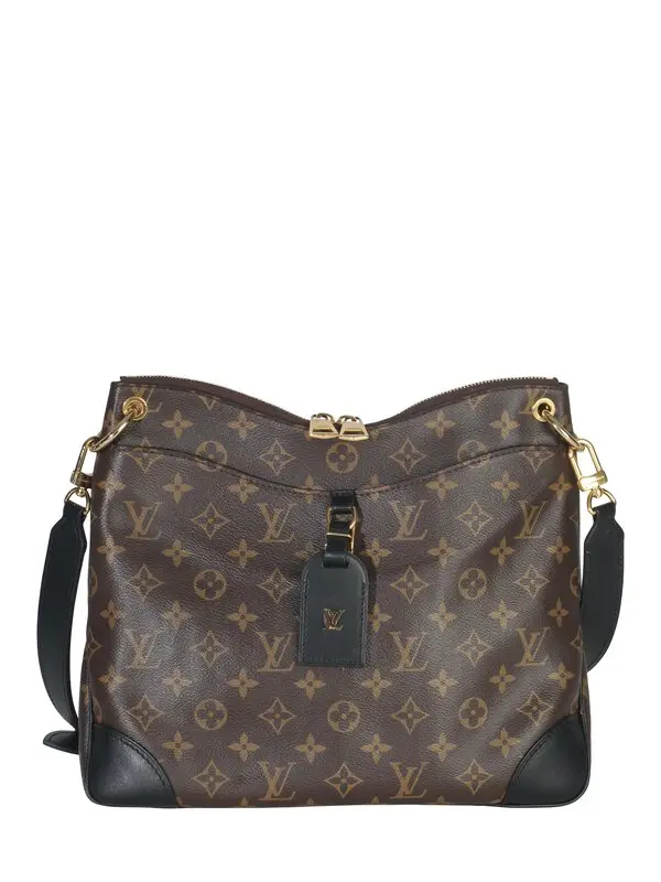 LOUIS VUITTON Monogram Canvas Odeon Mm - Brown