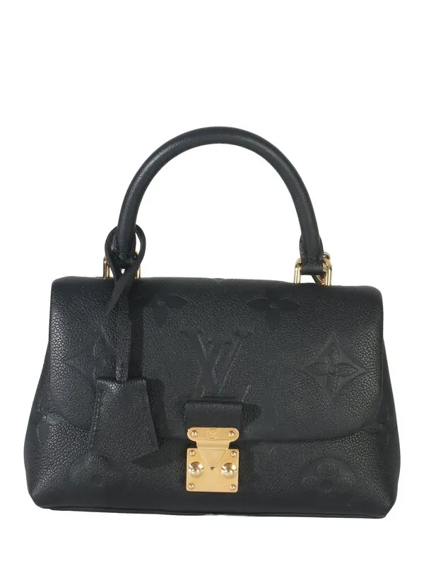 LOUIS VUITTON Giant Monogram Empreinte Madeleine Bb - Black