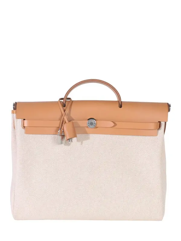 Hermès Herbag Messenger 39 Phw - Beige