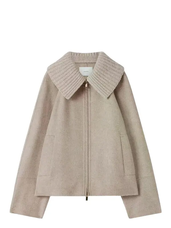 JOSEPH Cooksey Zip Jacket - Neutrals