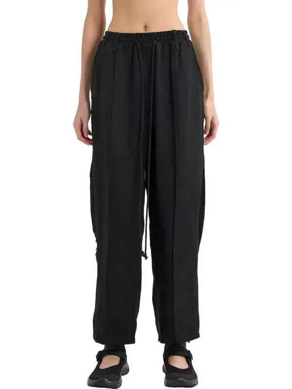 SONG FOR THE MUTE Texture-detail Trousers - Black