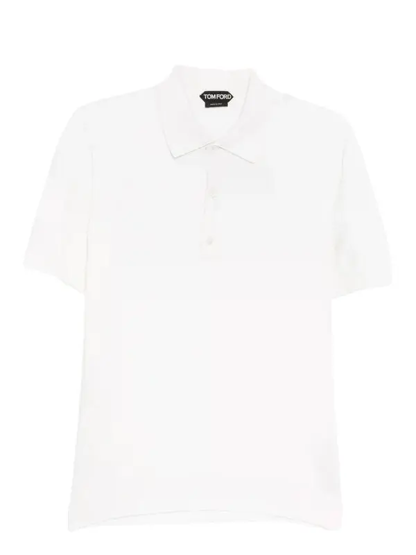 TOM FORD Piquet Polo Shirt - Neutrals