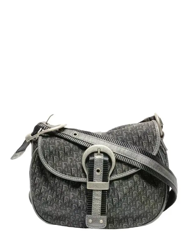 Dior 2007 Trotter Crossbody Bag - Grey