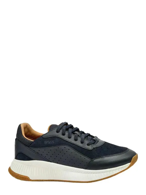 BOSS Leather Sneakers - Blue