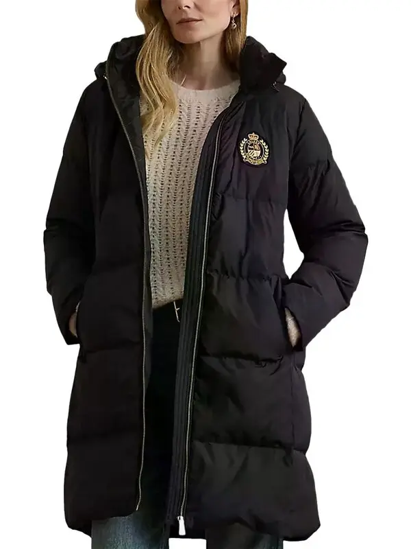Ralph Lauren Hooded Padded Coat - Black