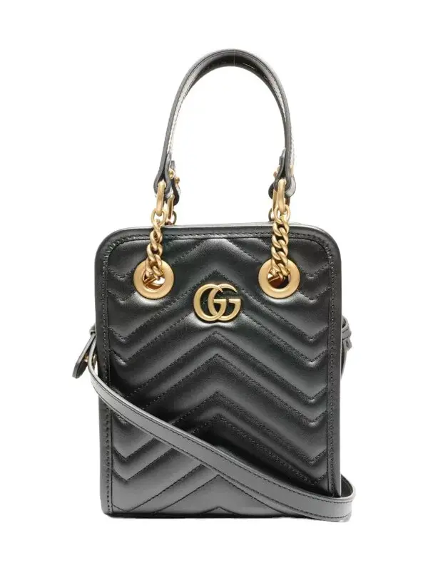 Gucci Mini Gg Marmont Bag - Black