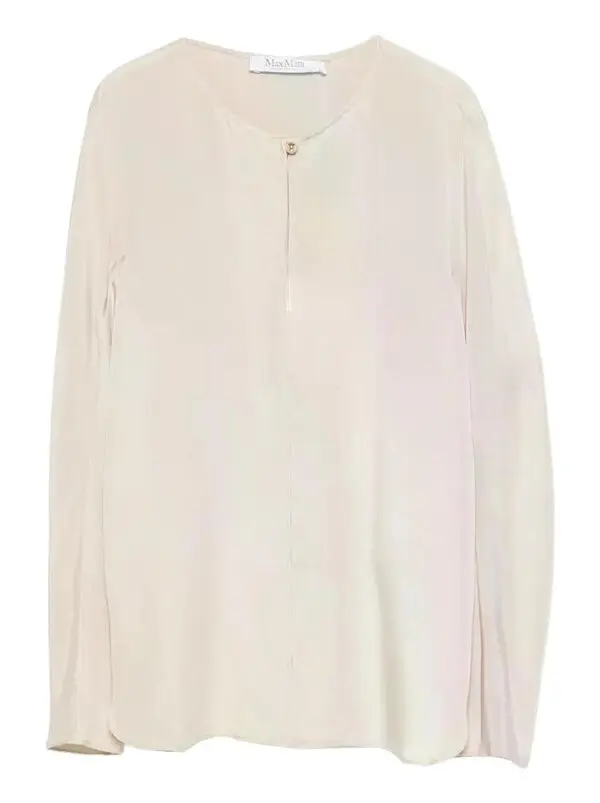 Max Mara Long-sleeve Blouse - Neutrals