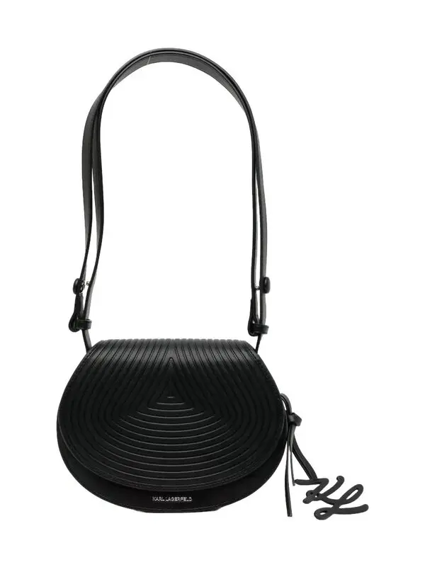 Karl Lagerfeld Saddle Bag - Black