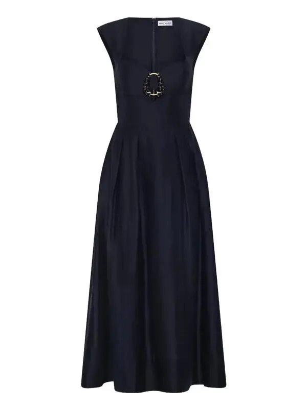 Rebecca Vallance Serenity O-ring Midi Dress - Blue