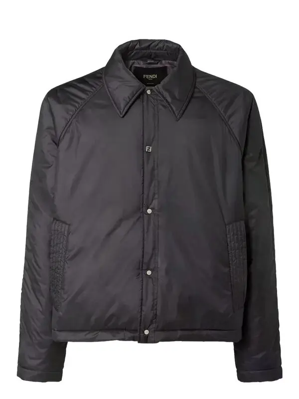 Fendi Long-sleeve Padded Jacket - Black