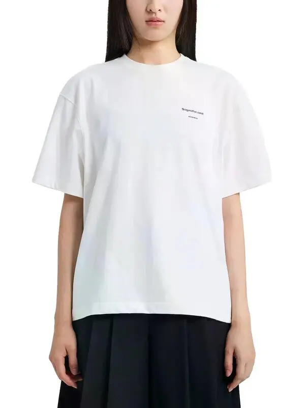 ADER ERROR Crew-neck Appliqué T-shirt - White