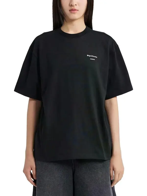 ADER ERROR Short-sleeve Patch-detail T-shirt - Black