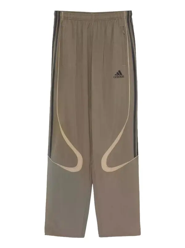 Adidas Teamgeist Adicolor Stripe-detail Track Pants - Brown