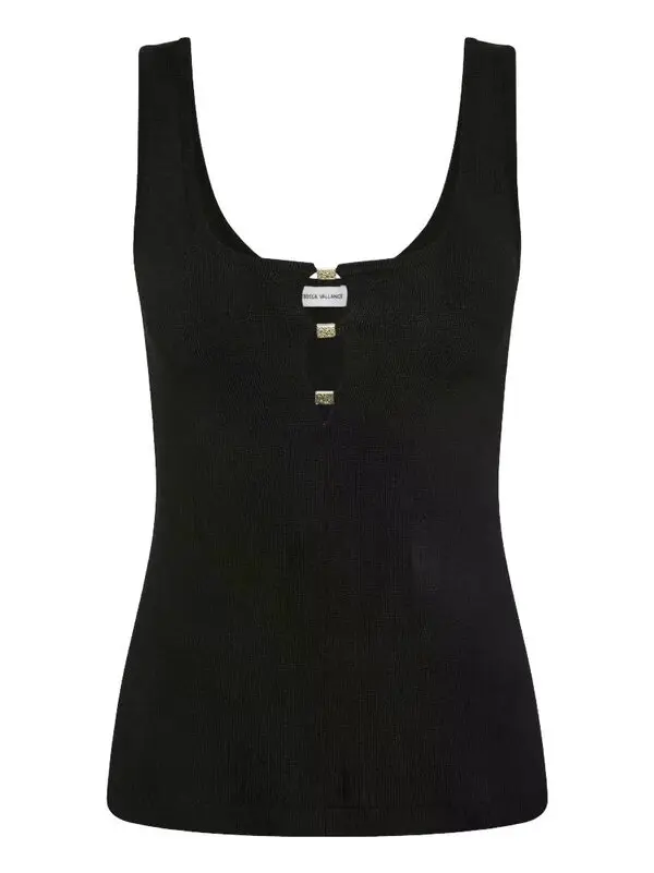 Rebecca Vallance Lorcan Top - Black