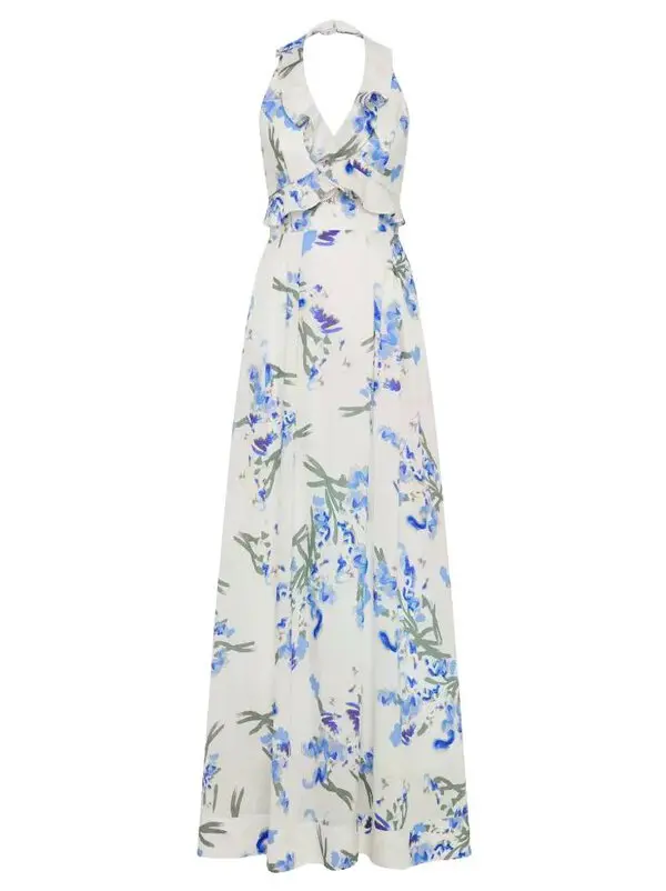 Rebecca Vallance Floral-print Maxi Dress - White