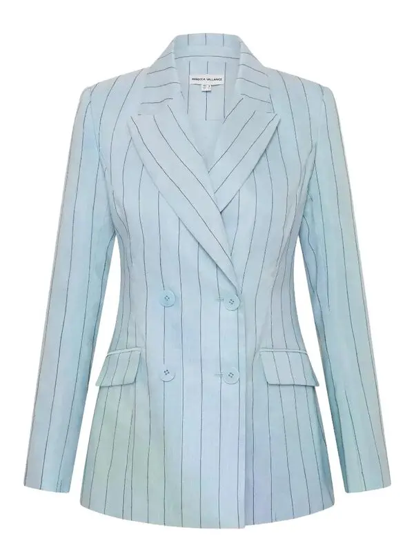 Rebecca Vallance Effie Double-breasted Blazer - Blue