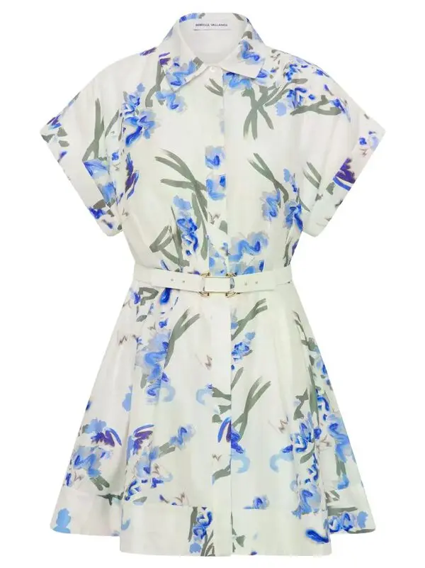 Rebecca Vallance Floral-print Mini Dress - White