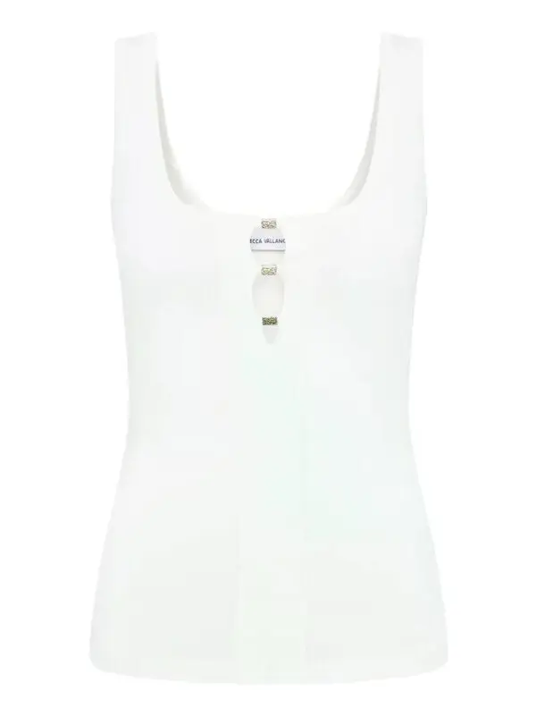 Rebecca Vallance Lorcan Cut-out Top - White