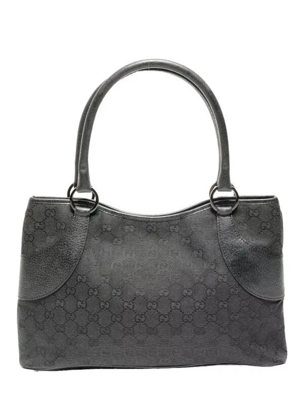 Gucci Gg Canvas Handbag - Black