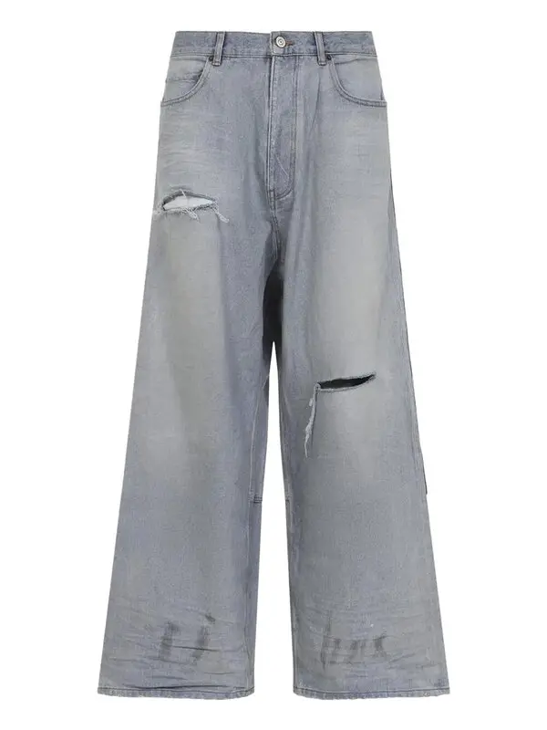 Balenciaga Minimal Baggy Trousers - Blue