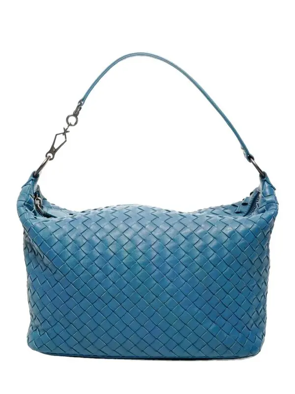 Bottega Veneta 2010 Intrecciato Tote Bag - Blue