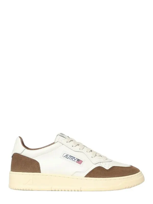 AUTRY Leather And Suede Sneakers - Brown
