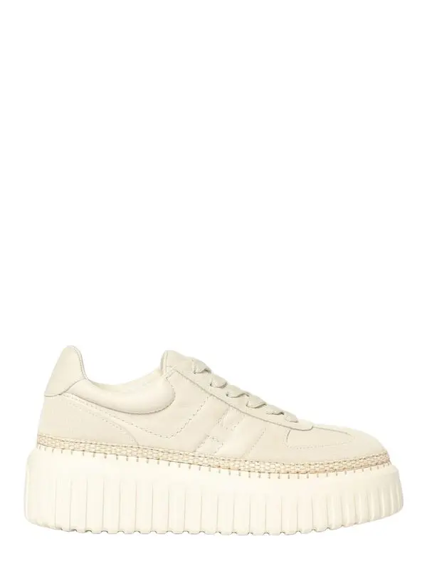 Hogan Lace Up Sneakers - White