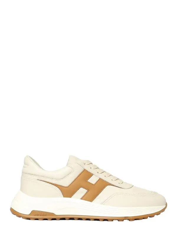 Hogan Low Top Sneakers - Beige