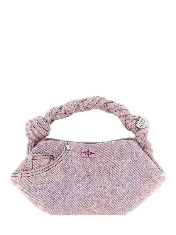 GANNI Textured Handbag - Pink