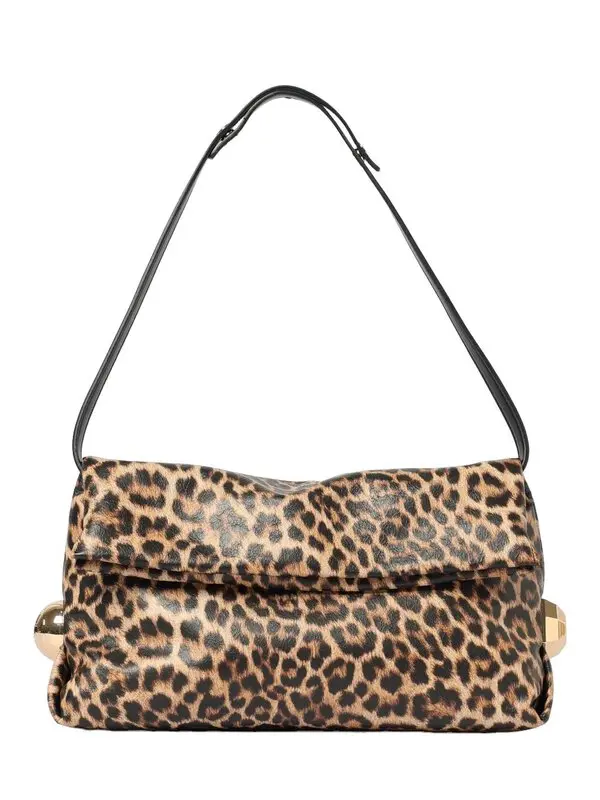 Liu Jo Printed Shoulder Bag - Natural