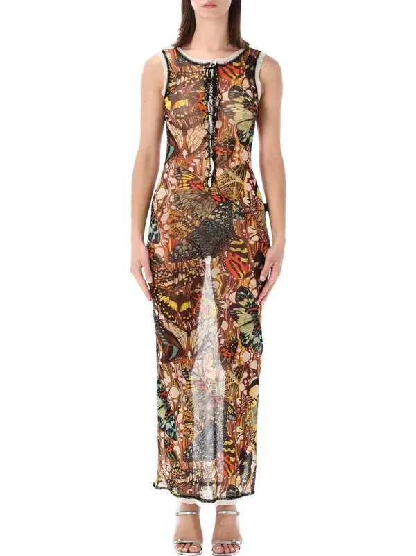 Jean Paul Gaultier Printed Dress - Yellow