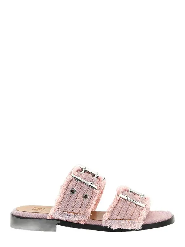 GANNI Heeled Sandals - Pink