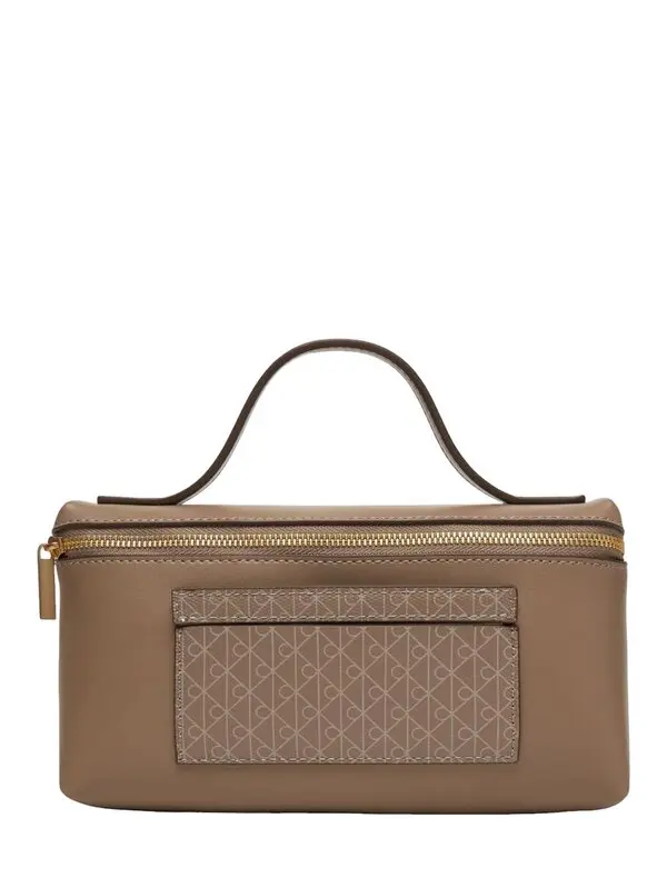 Calvin Klein Mini Top Handle Bag - Beige