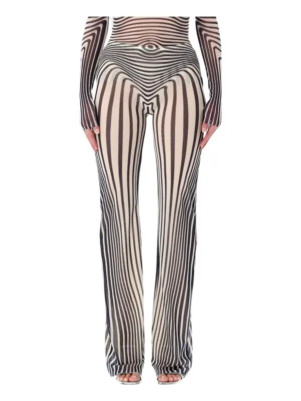 Jean Paul Gaultier Striped Pants - Multicolor