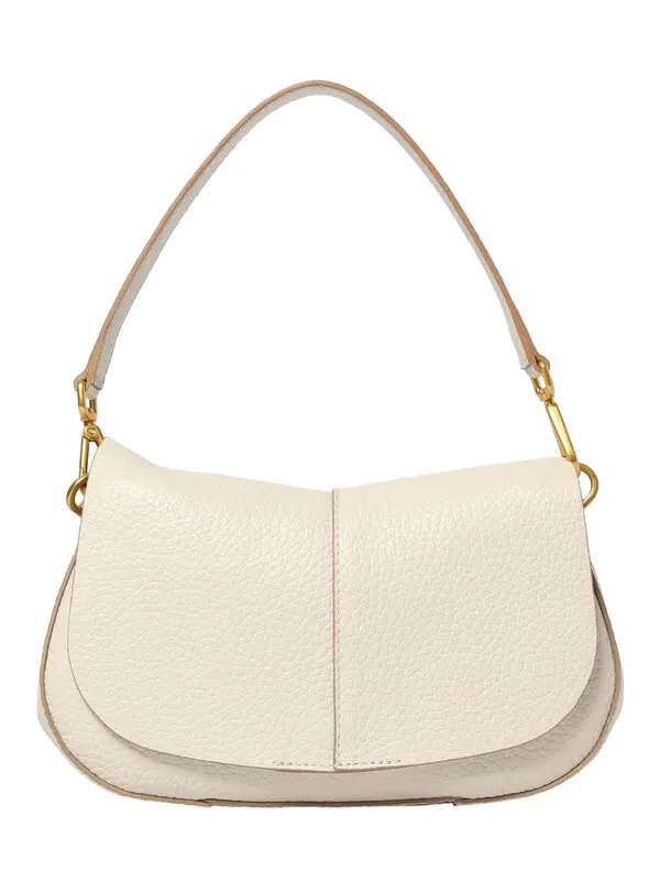 GIANNI CHIARINI Textured Leather Shoulder Bag - Sand