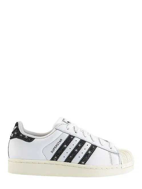 Adidas Superstar Ii Leather Trainers - Cream Black