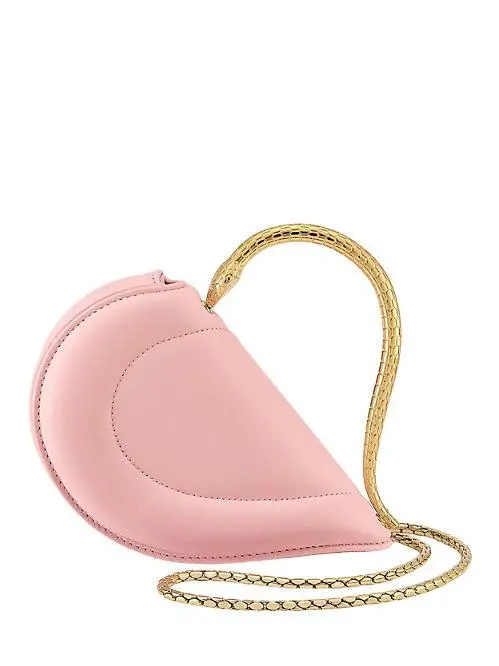 BVLGARI Serpenti Cuoricino Mini Top Handle Bag - Pink