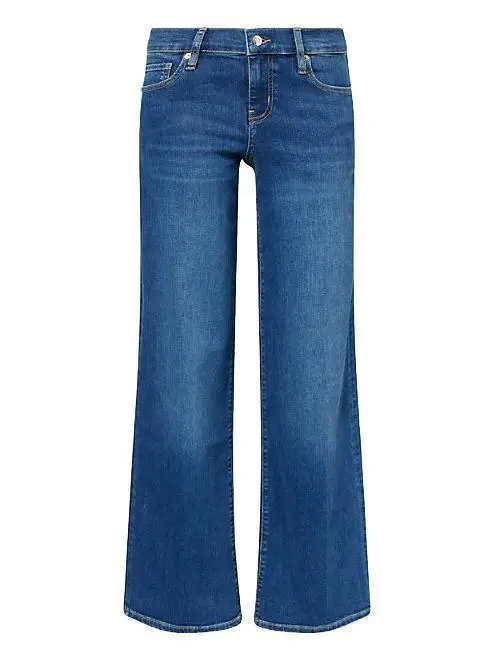 FRAME Le Slim Palazzo Low-rise Jeans - Femma