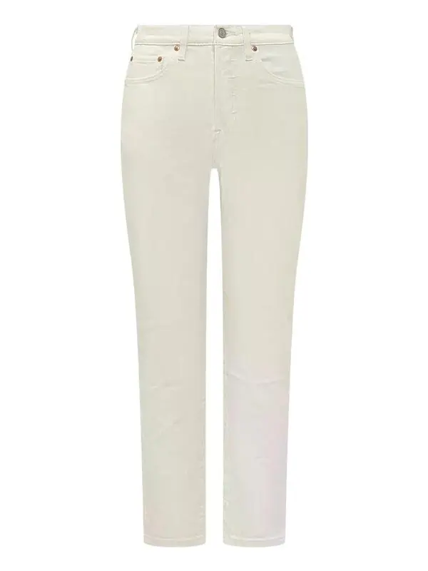 LEVI'S 501 Cropped Denim - Neutrals