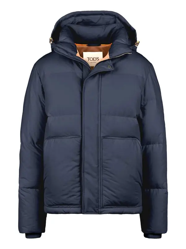 TOD'S Hooded Down Jacket - Blue