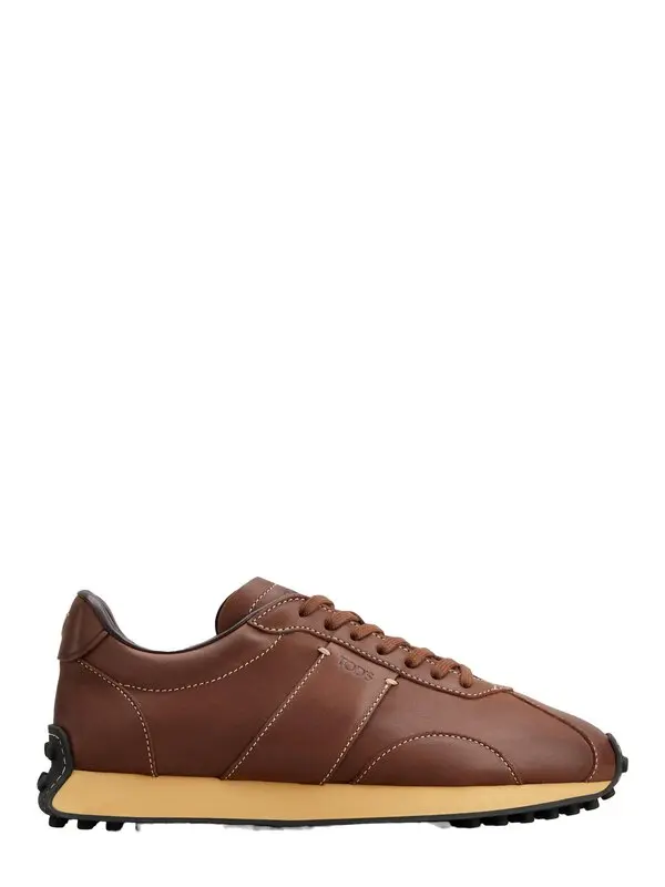 TOD'S Leather Sneakers - Brown