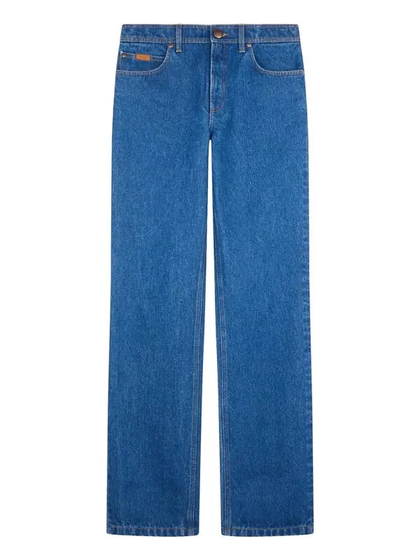 TOD'S Straight Leg 5-pocket Jeans - Blue