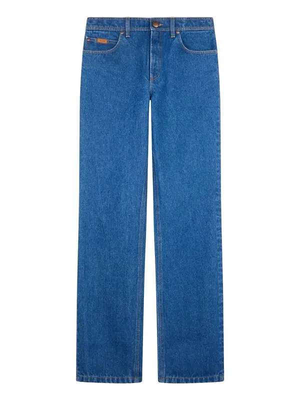 TOD'S Straight Leg 5-pocket Jeans - Blue