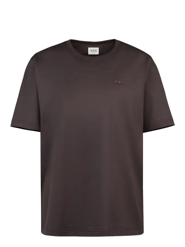 TOD'S Jersey T-shirt - Brown
