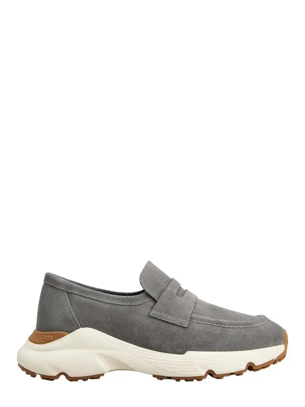 TOD'S Suede Loafers - Grey