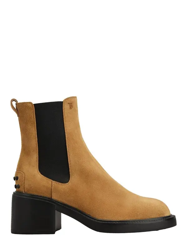 TOD'S Suede Ankle Boots - Brown