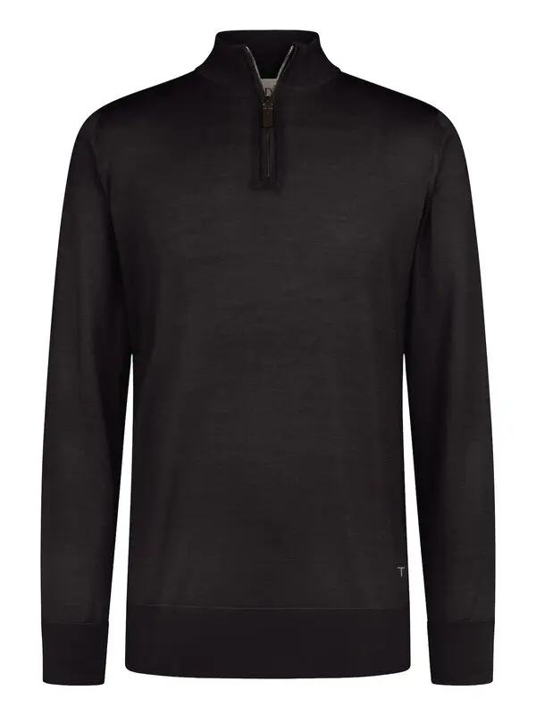 TOD'S Half-neck Pullover In 15 Micron Merino Wool - Grey